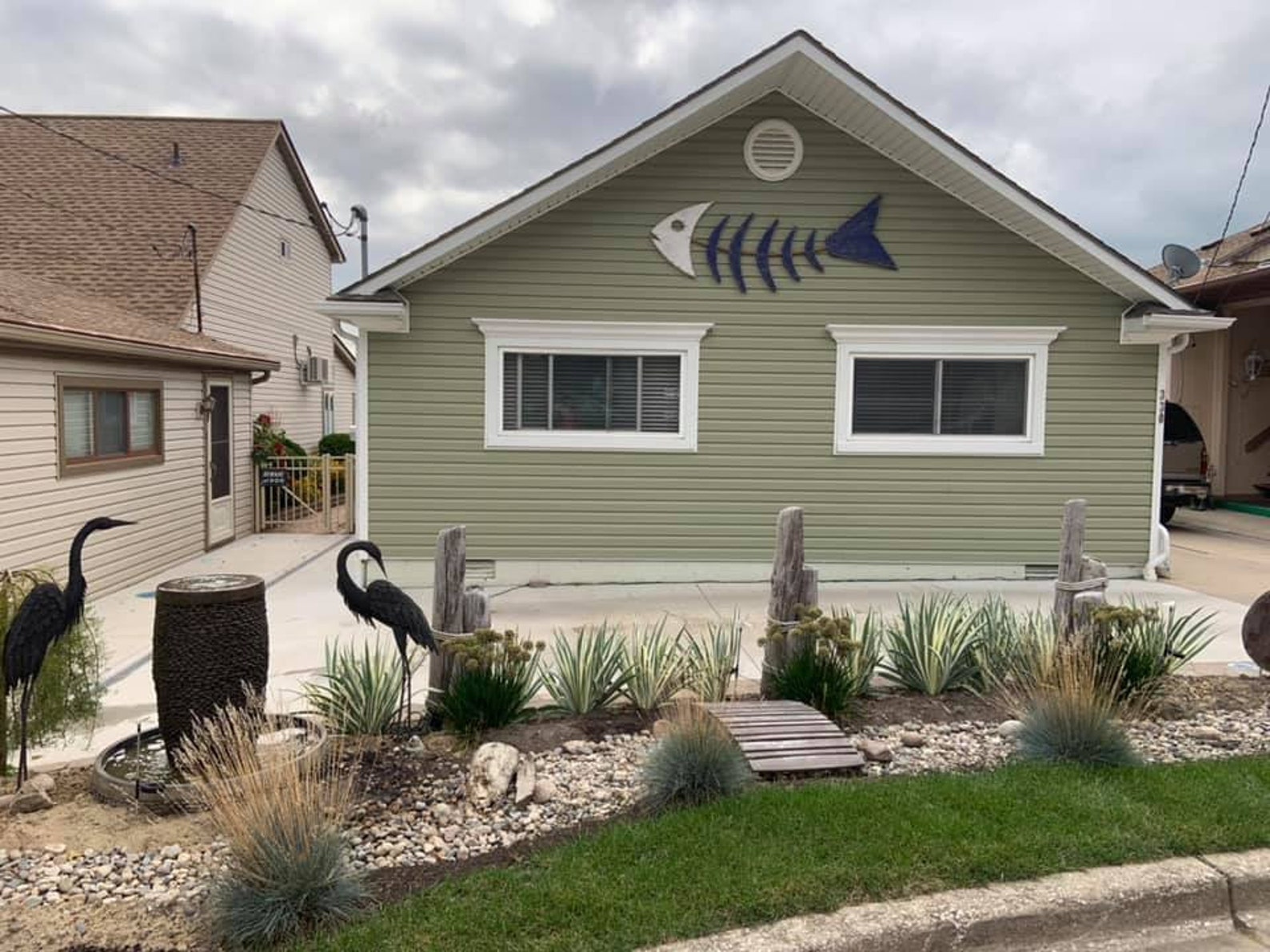 Rope Fish Bone Sign Fish Art Wooden Fish Beach Decor Indoor - Etsy ...