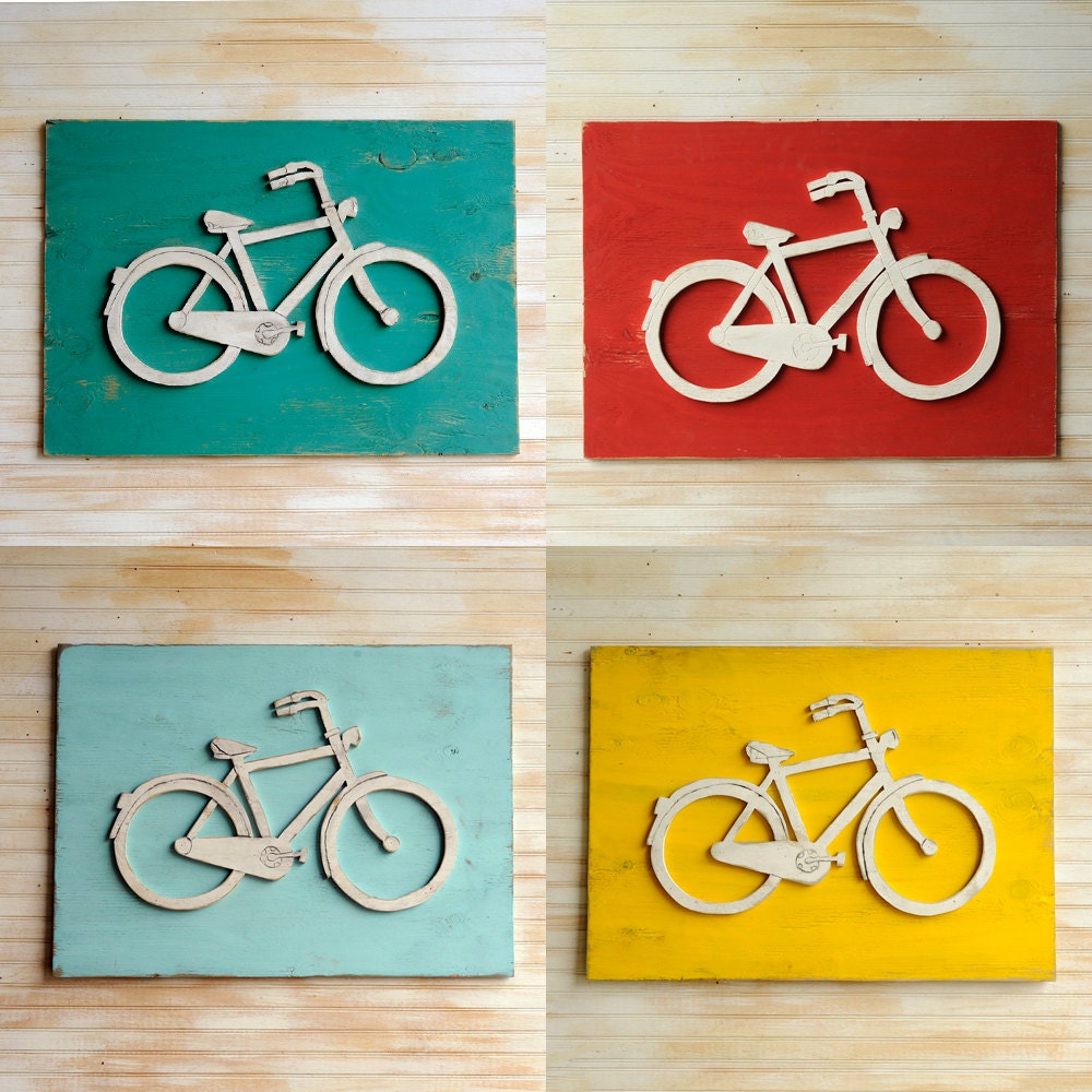 Bicycle Decor Wall Art Bike Wall Decor Cyclist Gift Bicycle | Etsy