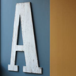 Wooden Letters Decor Extra Large Letter Big Letters 36" Rustic Decor ...