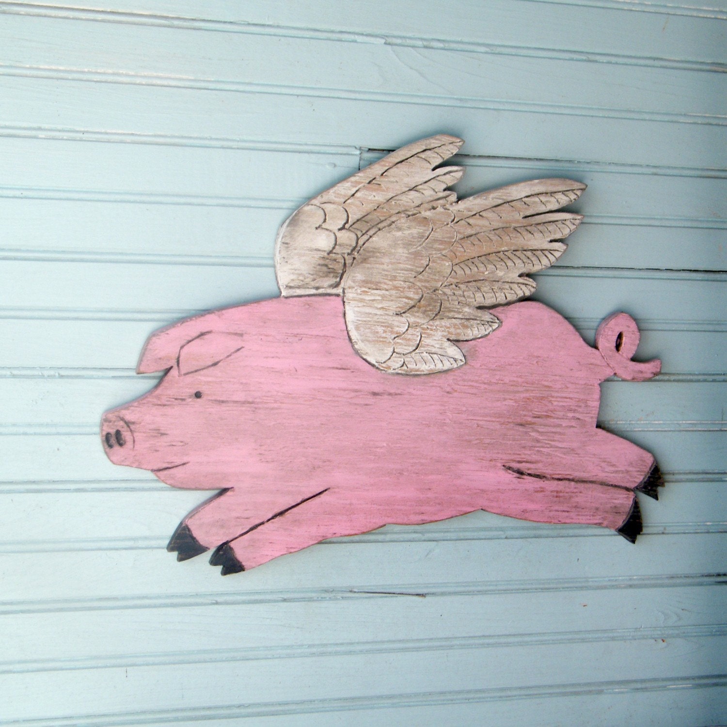 Flying Pig Drawing