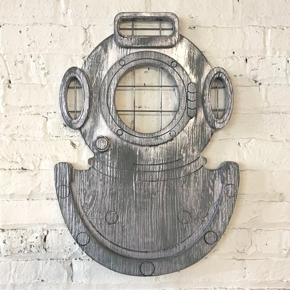 Deep Sea Diver Nautical Wall Decor Deep Sea Diving Helmet Dive - Etsy