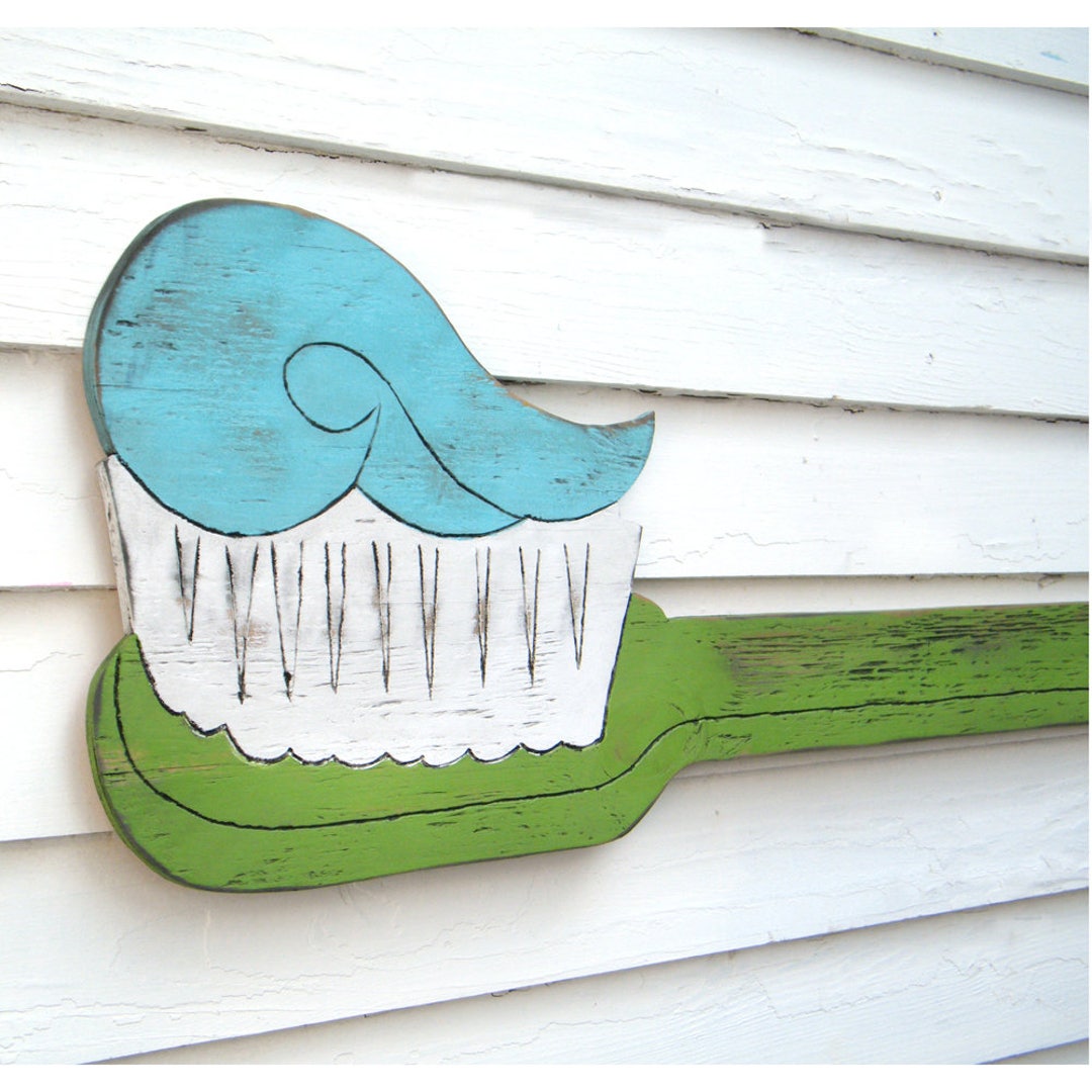 Toothbrush Wall Art Dental Office Pediatric Sign Children's Dentist ...