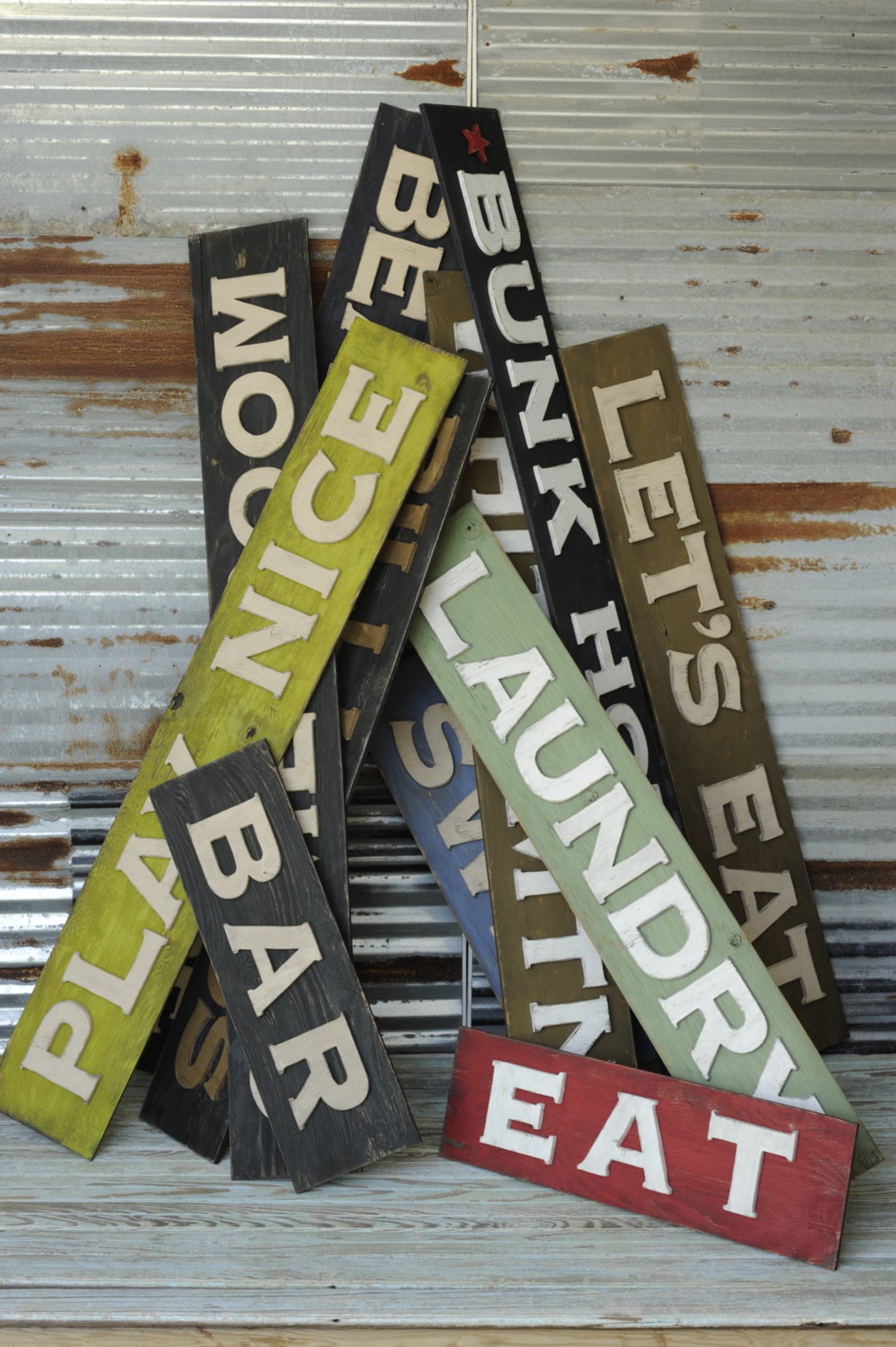 SWIM Sign Wooden Vintage Style Sign Summer Art Pool House Sign Beach ...