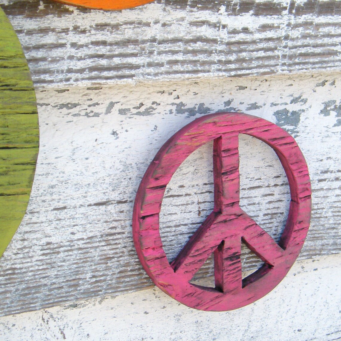 Peace Sign Set 60's Decor Boho Decor Peace Symbol Wooden Peace Signs ...