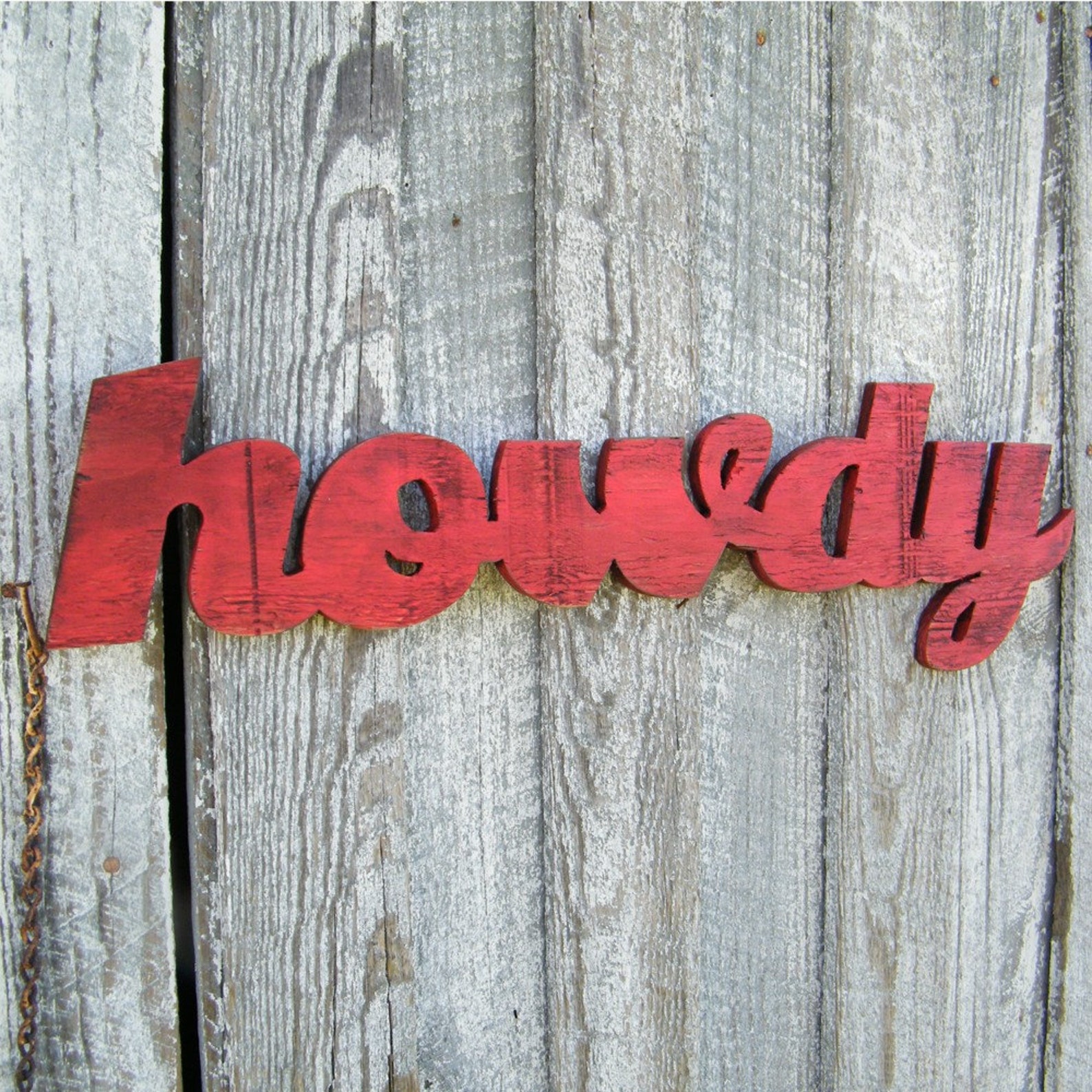Howdy Wooden Sign Southern Greeting Howdy Y'all Texas - Etsy