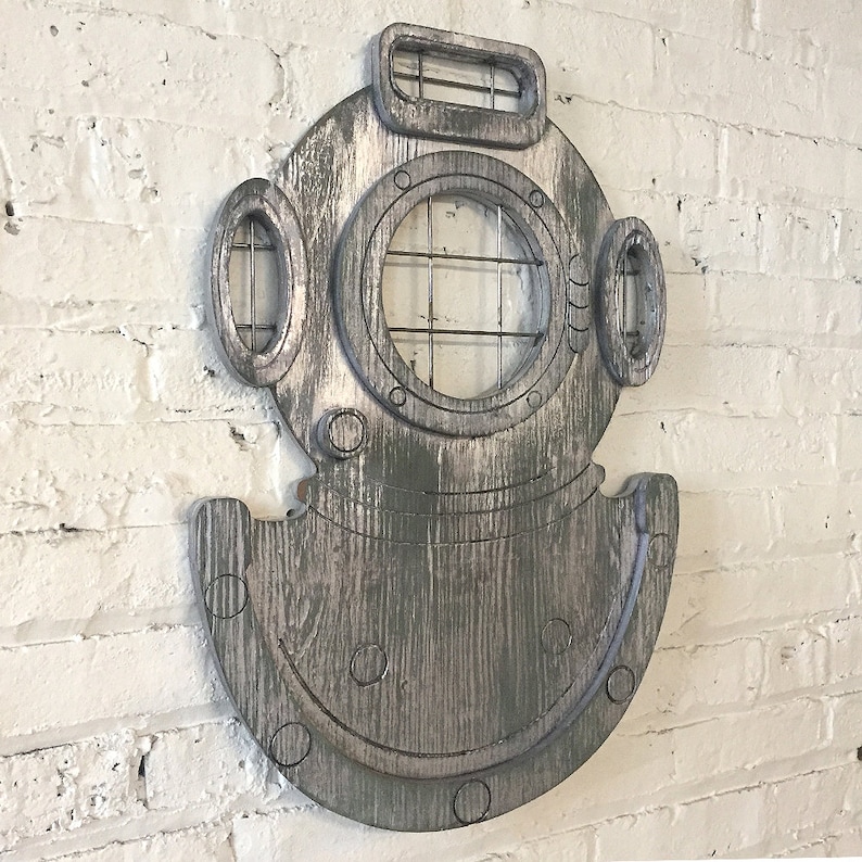 Deep Sea Diver Nautical Wall Decor Deep Sea Diving Helmet Dive - Etsy ...