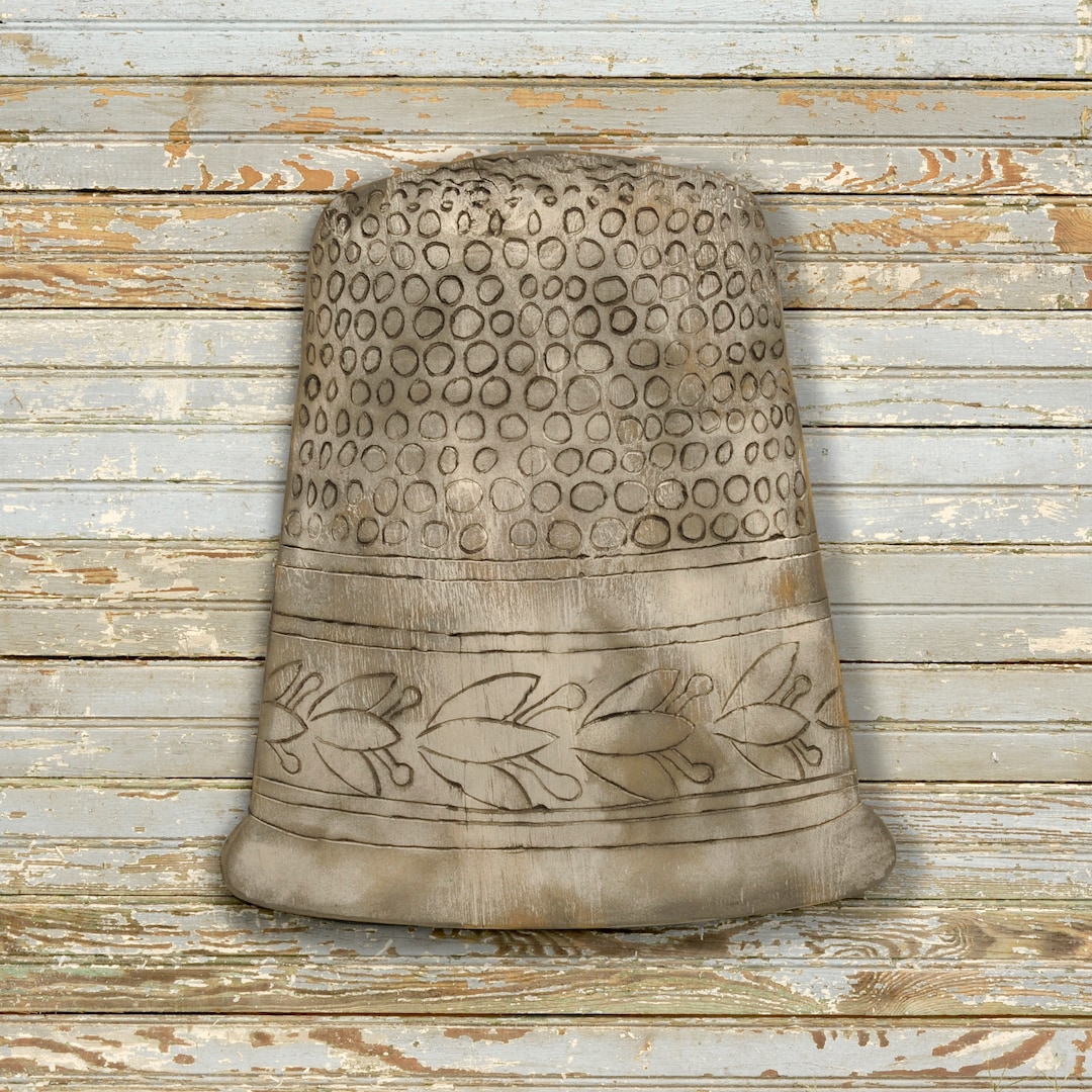 Thimble Oversized Wooden Sign Tailoring Seamstress Gift Sewing Room ...