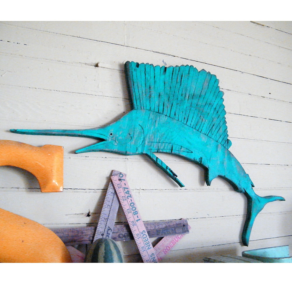 Wood Sailfish Saltwater Fish Art Wooden Fish Wall Art Gifts for Men ...