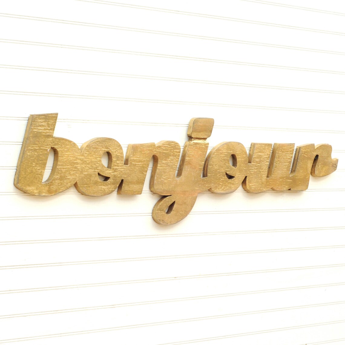 Bonjour Sign French Home Decor French Hello Wall Art French Wall Decor ...