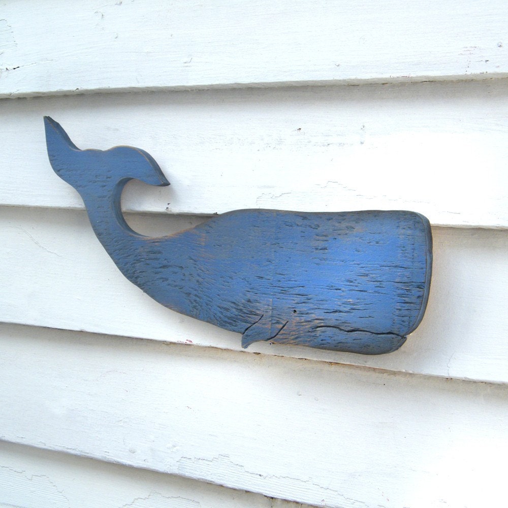 Moby Whale Art Wooden Beach Wall Decor Sperm Whale Nautical - Etsy