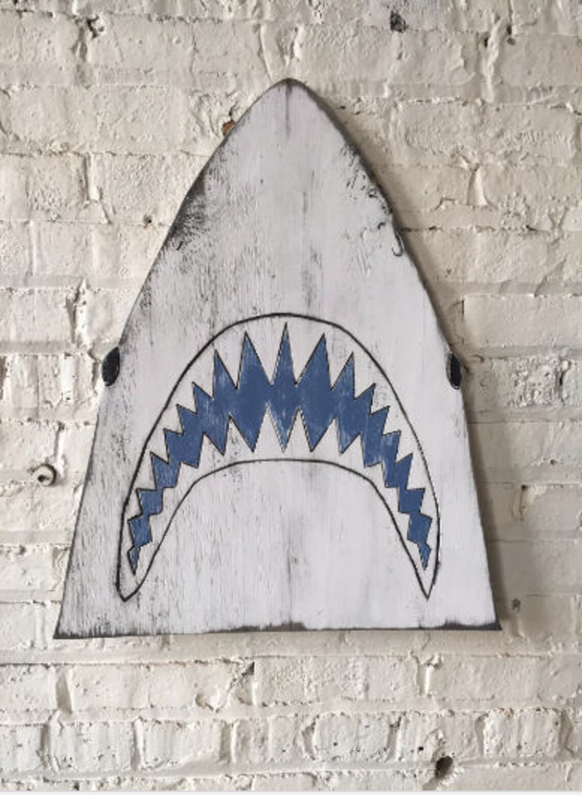 Shark Head Fish Decor Shark Decor JAWS Sign Wooden Shark Decor - Etsy