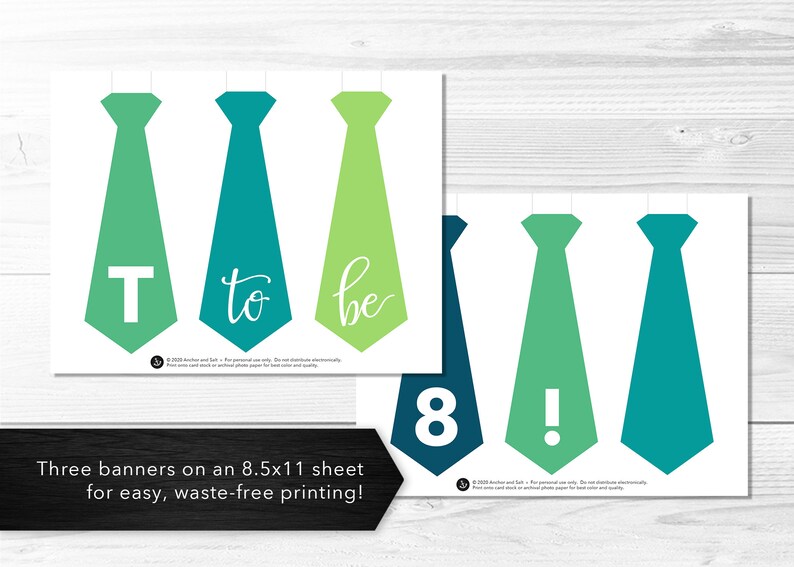 Great to Be Eight Baptism Necktie Banner Blue & Green LDS - Etsy