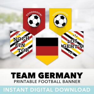 Team Germany Football Banner Set — World Cup, Deutschland, Fußball ...