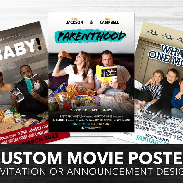 Custom Movie Poster Digital File - Etsy