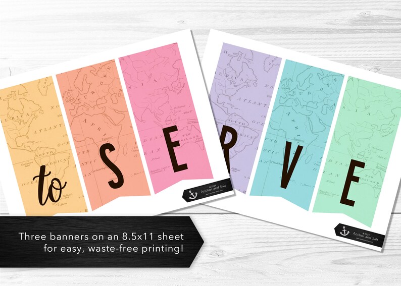 Called to Serve Vibrant Map Banner — LDS Missionary Farewell Banner ...