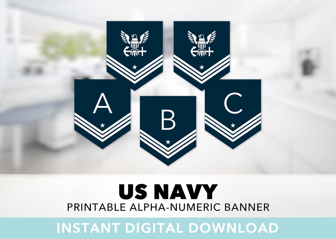 US Navy Banner Set USN Banner, Military Homecoming, Enlistment, Deploy ...