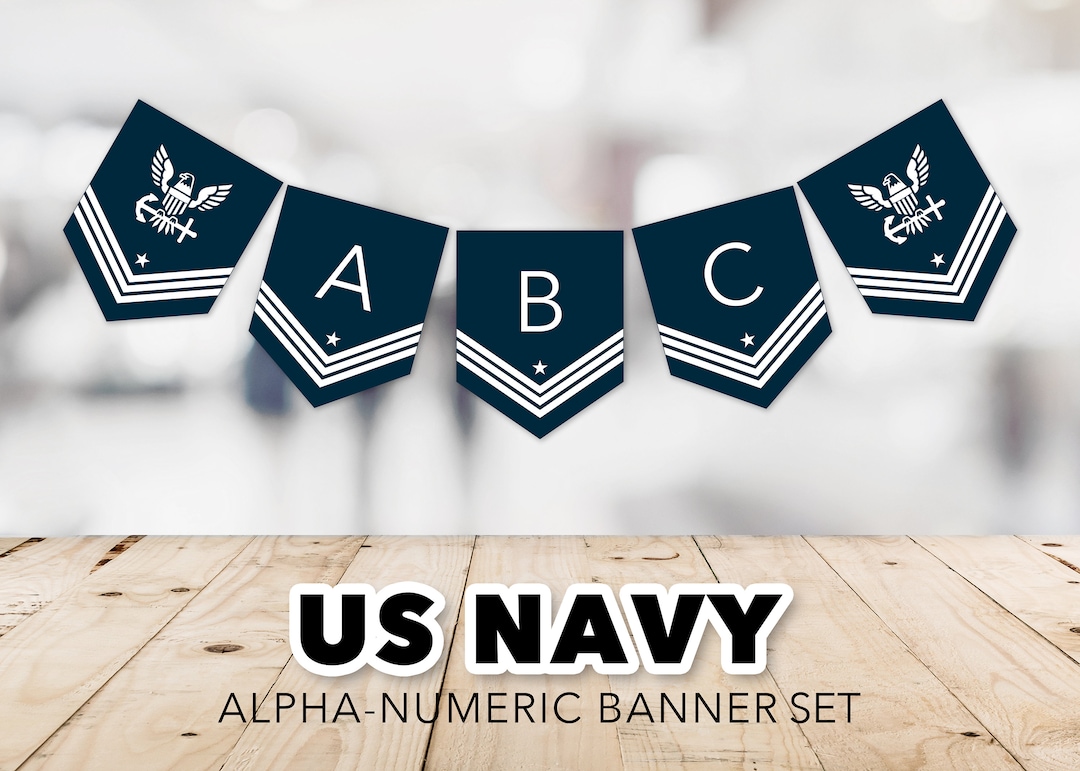 US Navy Banner Set USN Banner, Cracker Jack, Navy Seal, Military ...