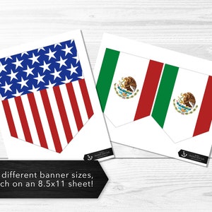 North American Flag Banner Trio — Patriotic, USA, Canada, Mexico, Watch ...