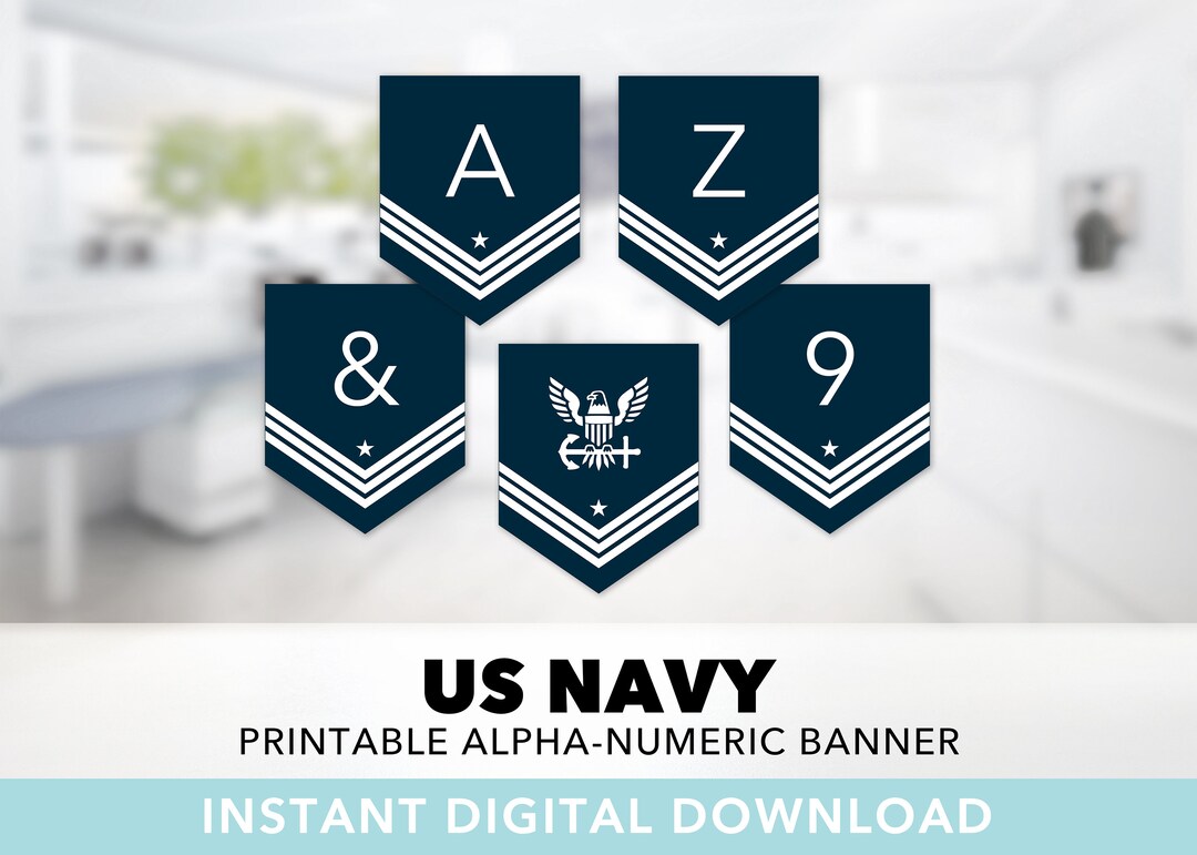 US Navy Banner Set — USN Banner, Military Homecoming, Enlistment ...
