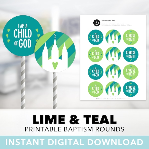 Lds Baptism Decor - Etsy