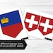 German Speaking Countries Flag Banner Set — Germany, Austria ...