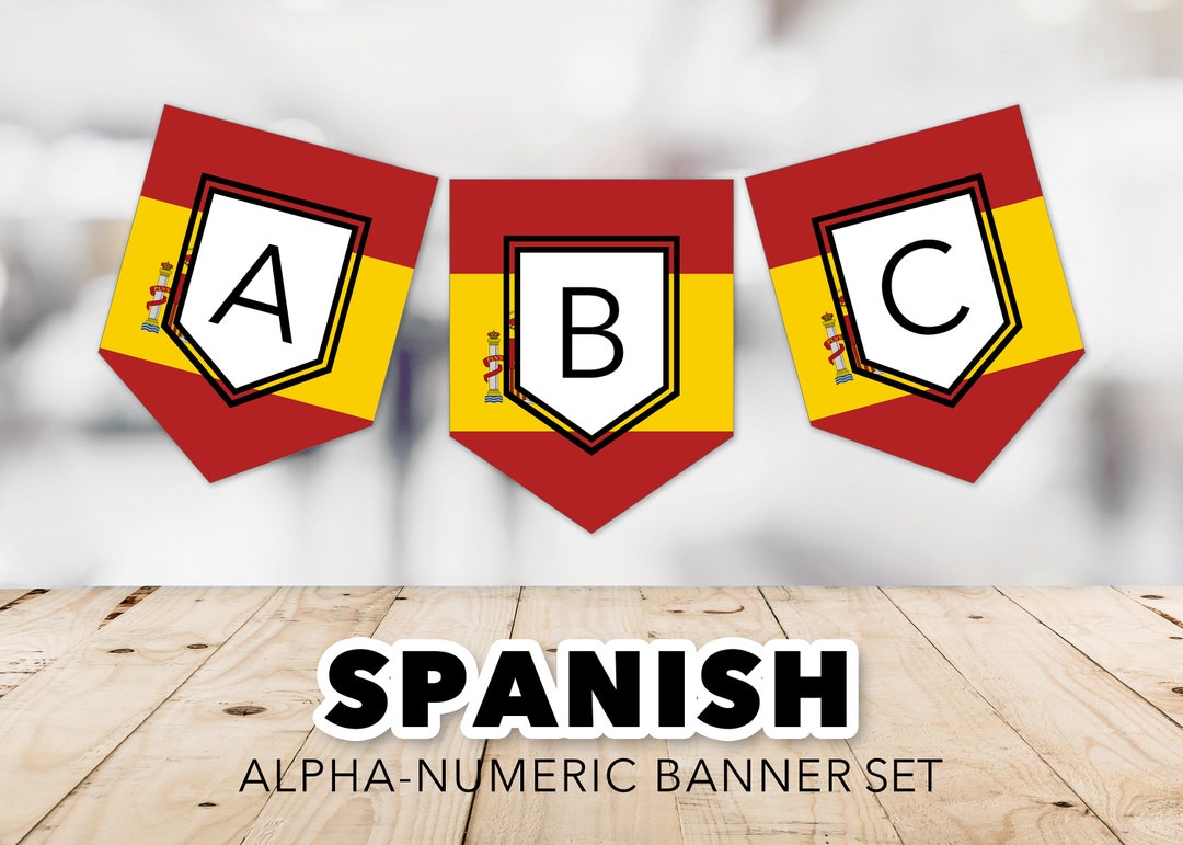 Spanish Flag Banner Set Flag of Spain, Spanish Flag, Madrid, Barcelona ...