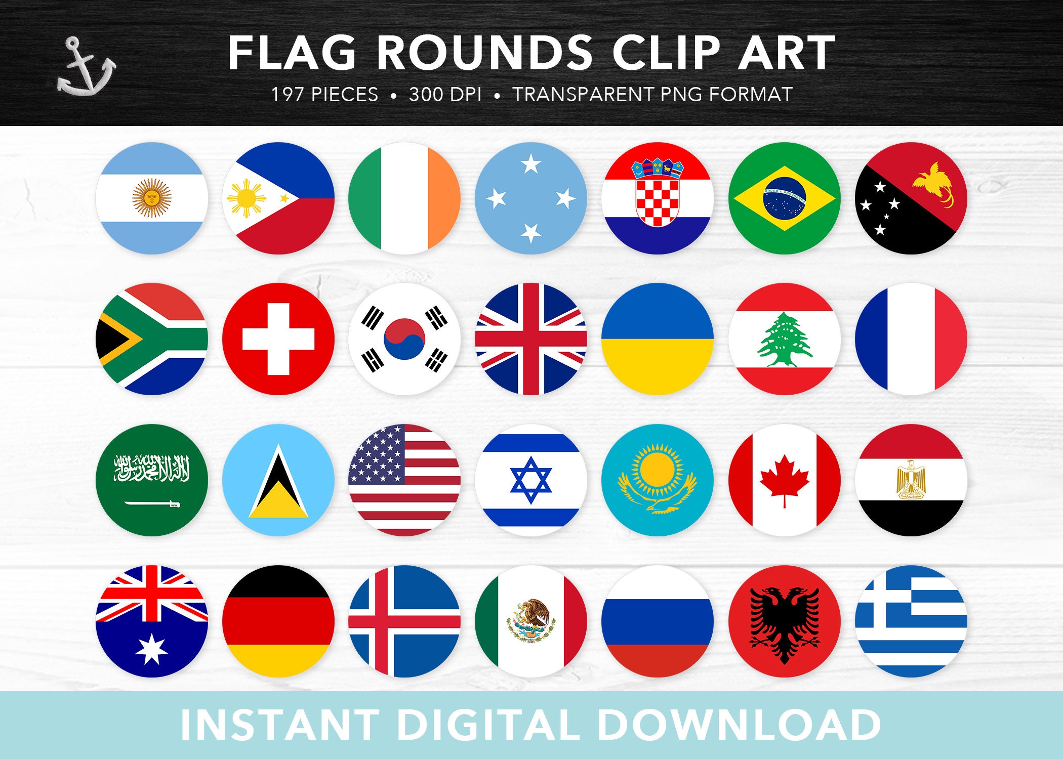 Individual Country Flags