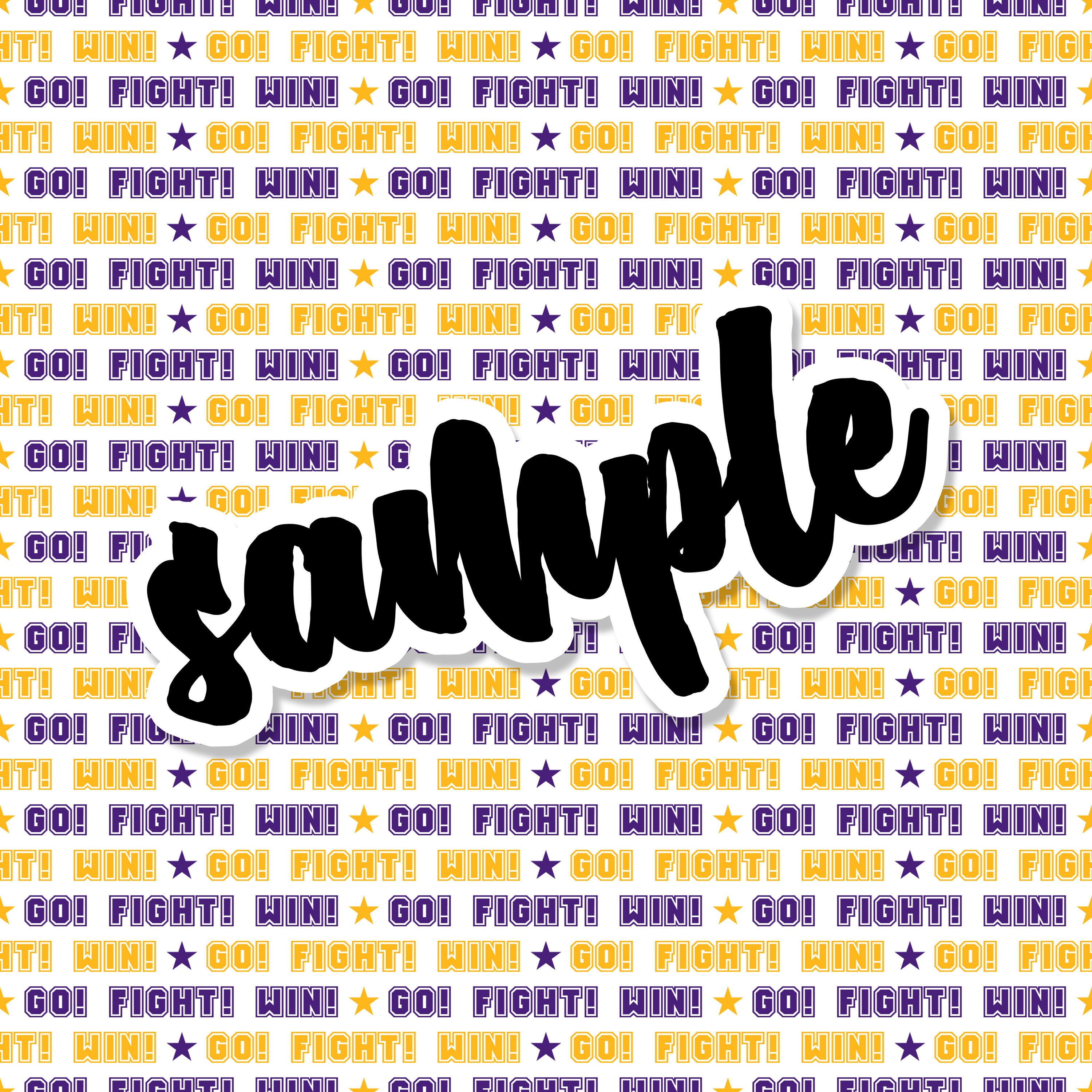 School Spirit Digital Paper Set Purple & Gold Yellow - Etsy