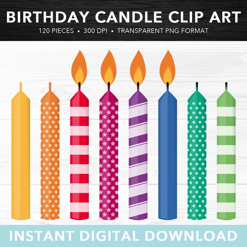 Birthday Candles - Etsy