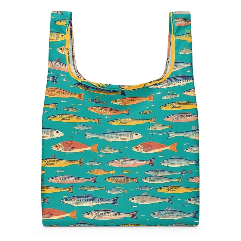 Fish Tote Bag - Etsy