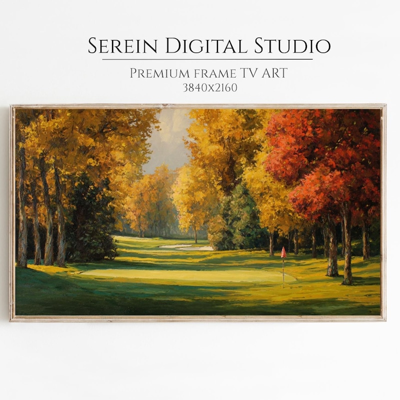 Vintage Golf Frame Tv - Etsy