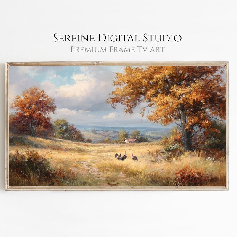 Vintage Art Work Frame Tv - Etsy