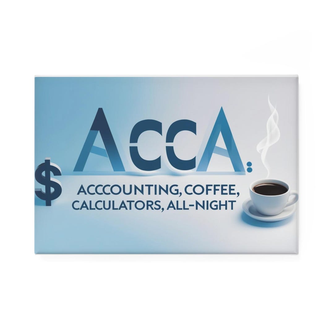 Coffee Accounting Magnet: Funny Office Decor, Accountant Gift - Etsy