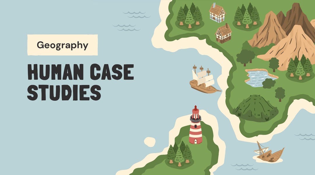 A-level Human Geography Case Studies: Exam Revision Resource (digital ...