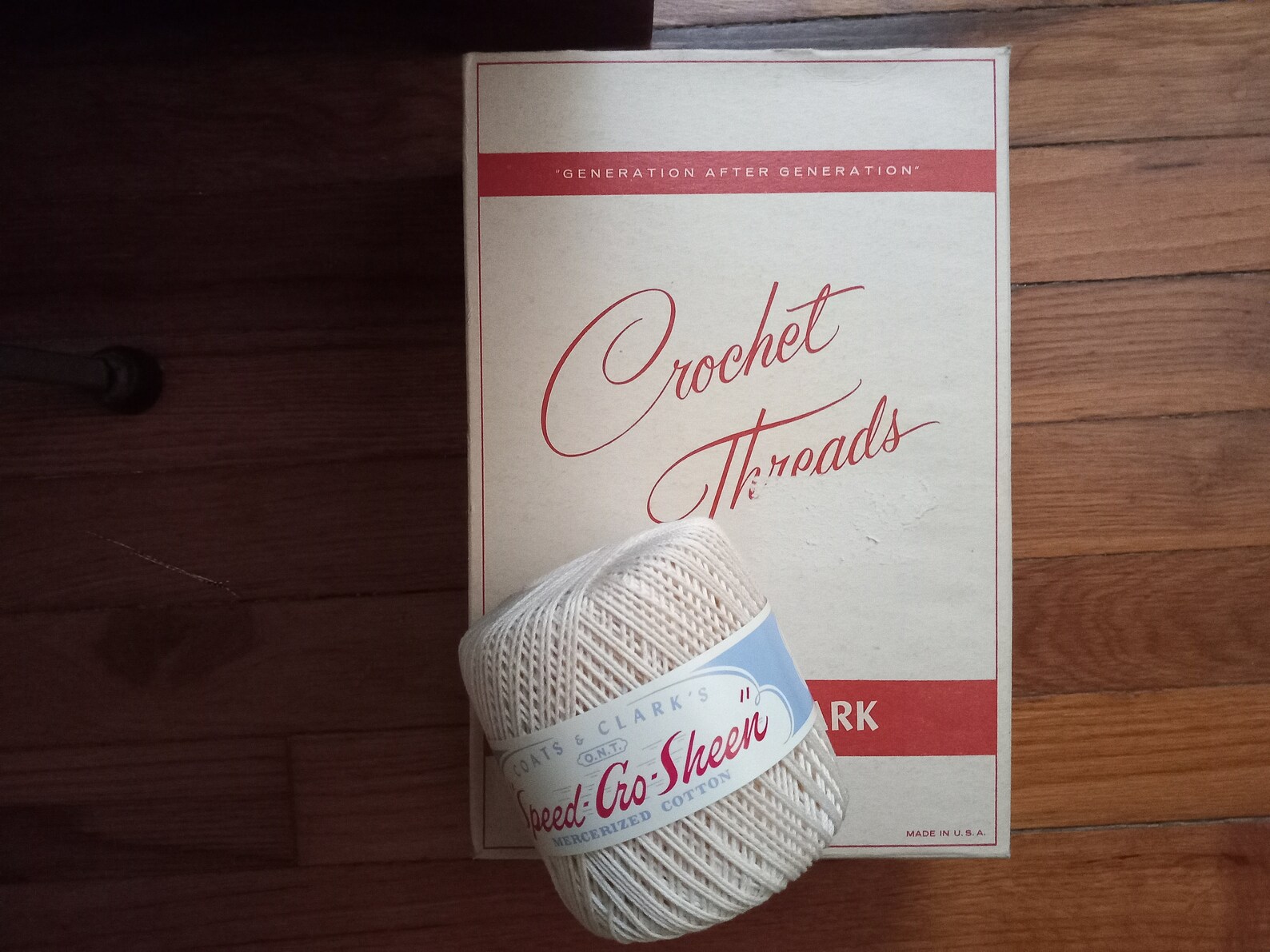 Coats & Clarks Speed Cro Sheen off White Cotton Thread - Etsy