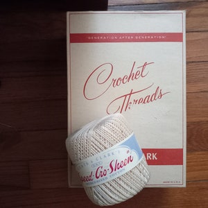 Coats & Clarks Speed Cro Sheen off White Cotton Thread - Etsy