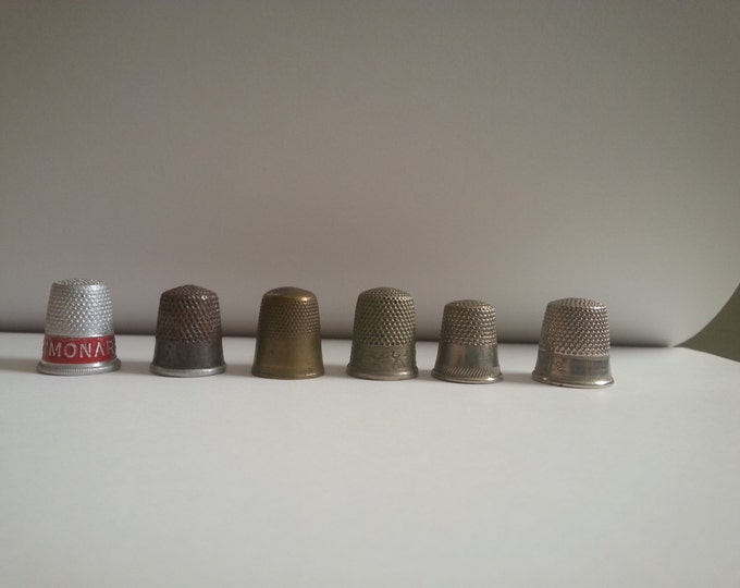 Vintage Thimbles Instant Collection of Thimbles Sterling Silver Thimble ...