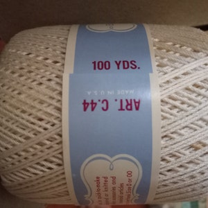 Coats & Clarks Speed Cro Sheen off White Cotton Thread - Etsy