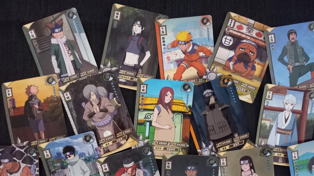 Vintage Trading Cards: Anime Characters, Set of 21 - Etsy
