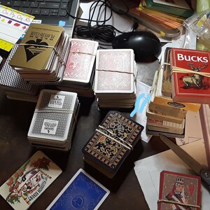 Vintage & Modern Playing Card Bundle: Art Supply Stash Pack - Etsy