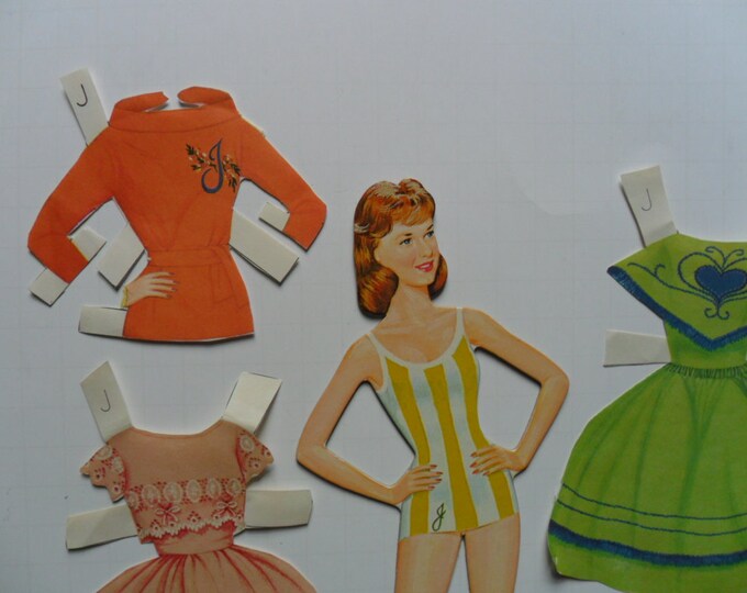 1960s Paper Dolls . Vintage Paper Dolls . Scrap Collage . Paper Doll ...