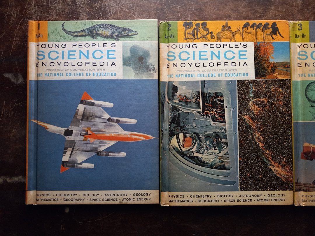Young People's Science Encyclopedia, Vintage Children's Books Library ...