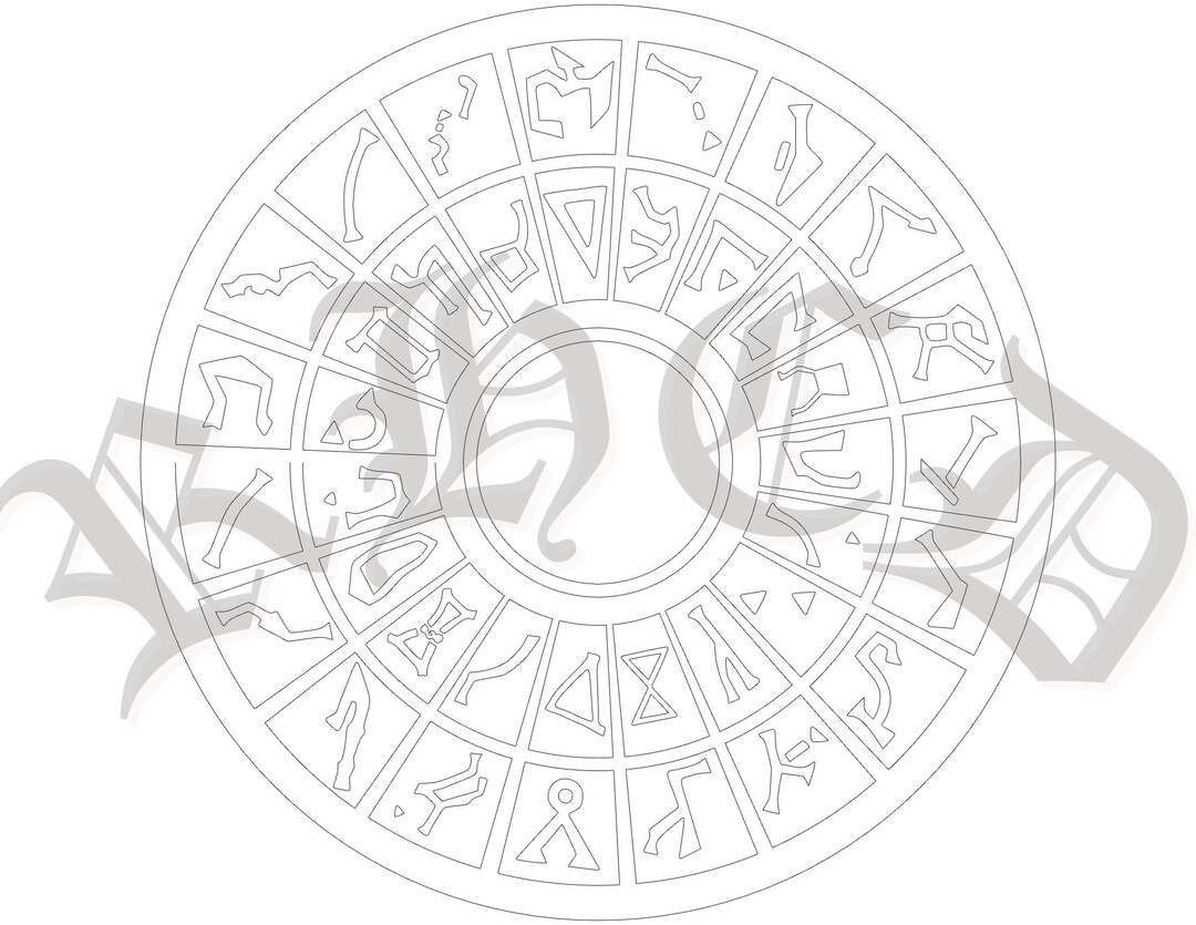 Stargate DHD DXF File - Etsy