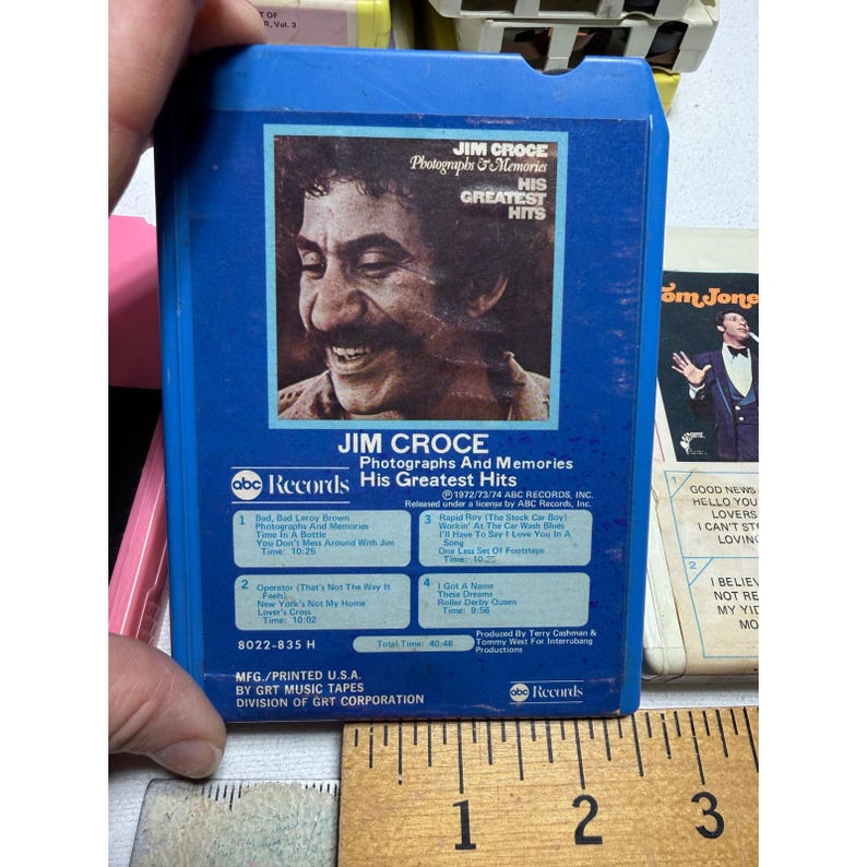 Lot of 11- 8 Track Tapes Eagles Jim Croce Tom Jones Steppenwolf Everly ...