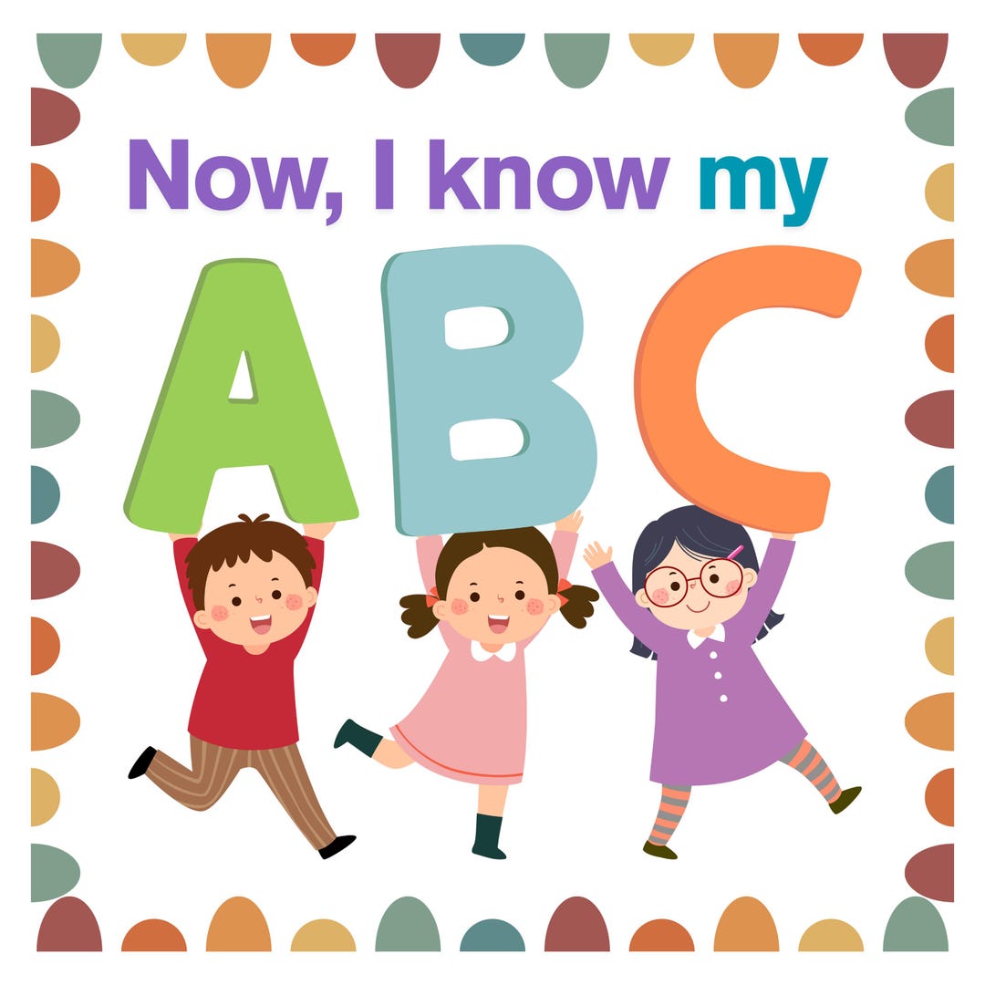 Printable | ABC Flash Card or Book Card - Etsy