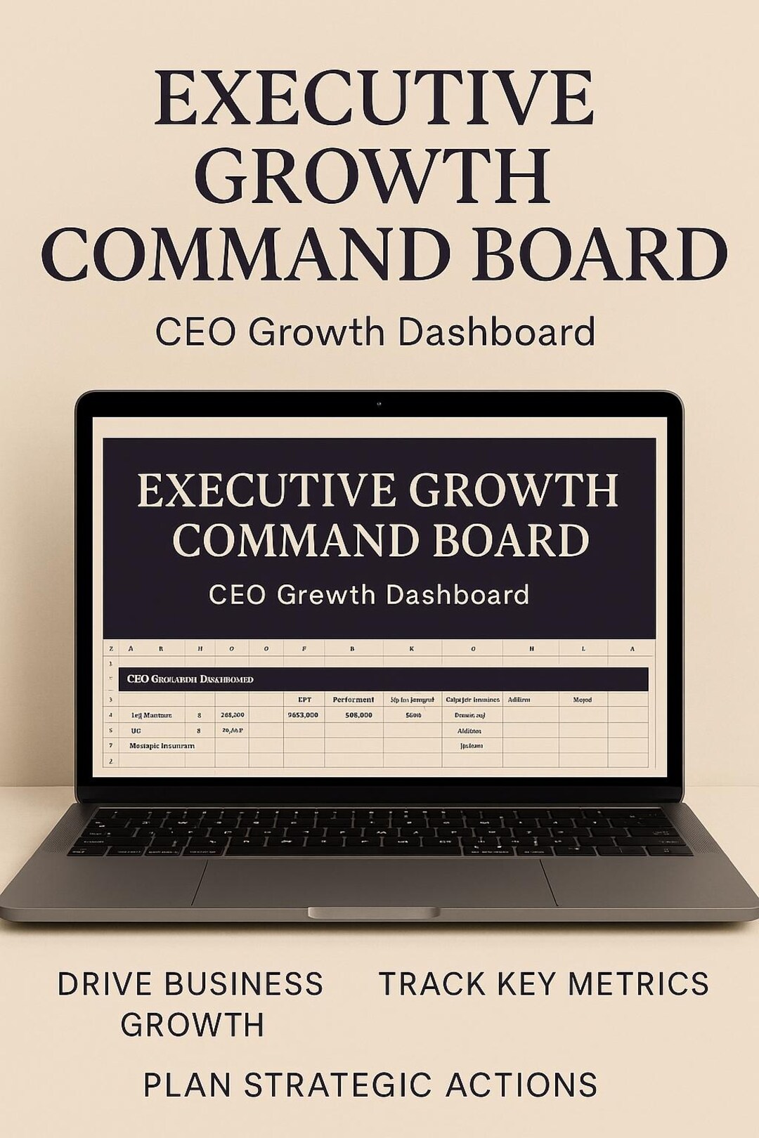 Executive Growth Command Board | CEO Growth Dashboard | Digital ...