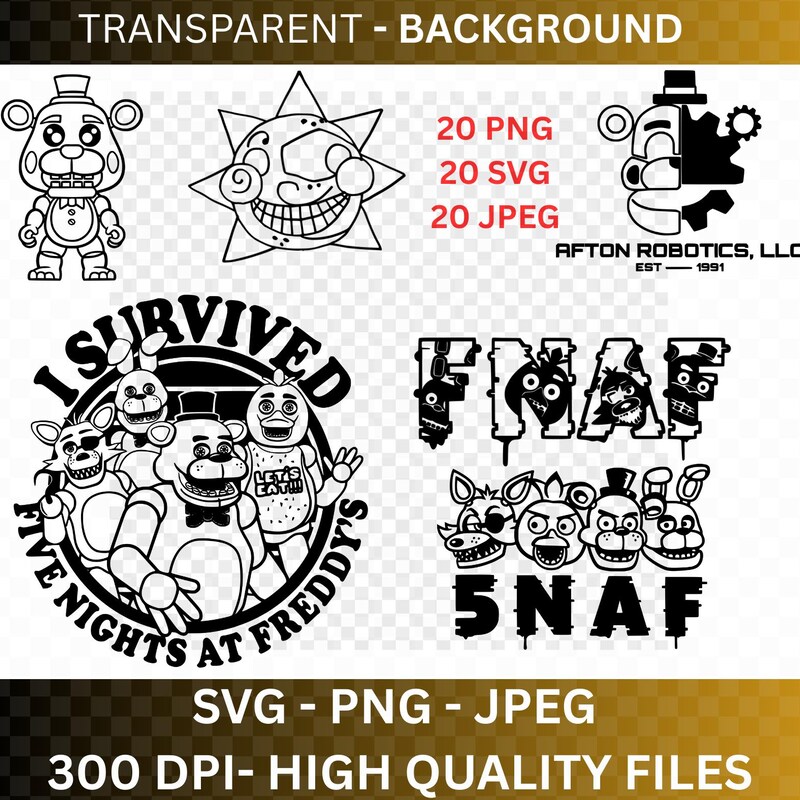 Five Nights at Freddy Clip Art - Etsy