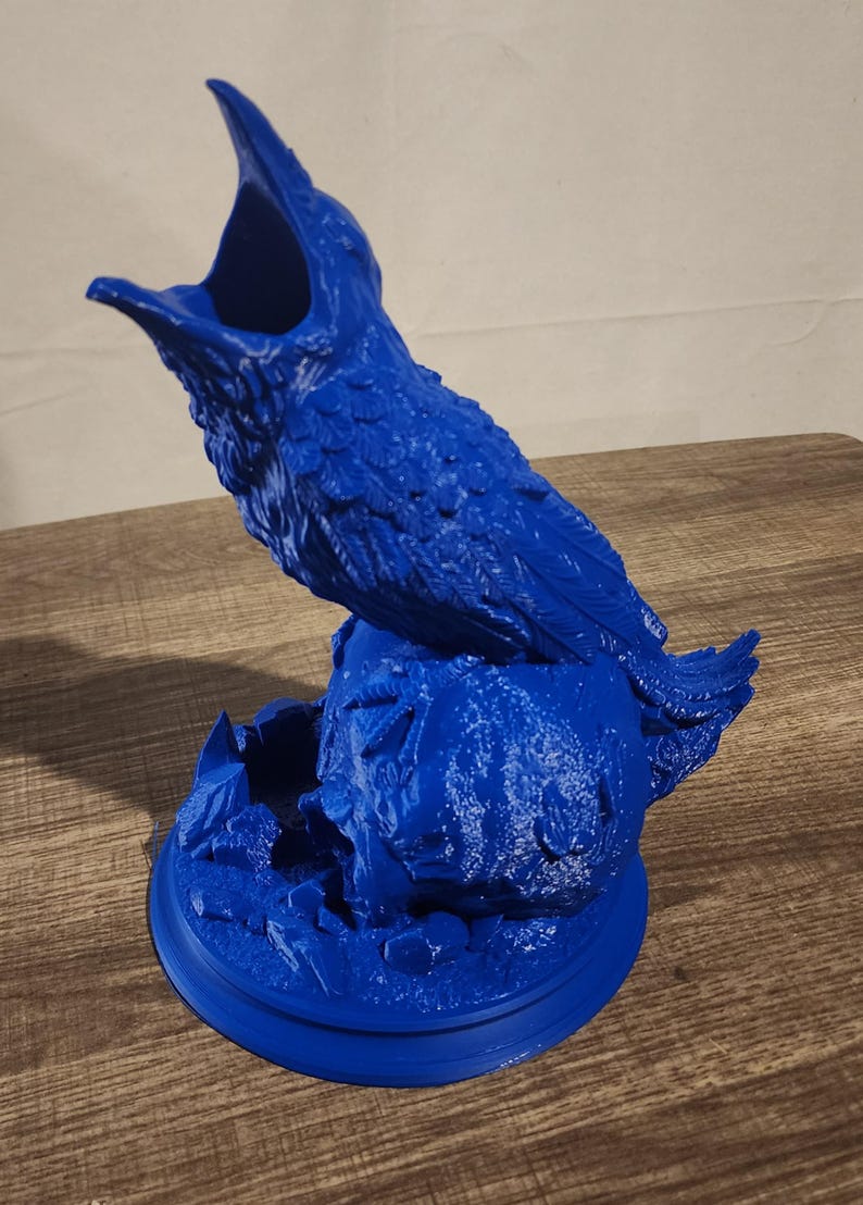 3D Printed Raven Dice Tower - Etsy