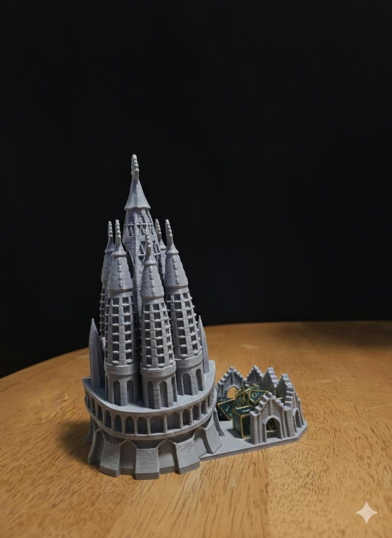 Medieval Cathedral Dice Tower | D&D Dice Tower | Tabletop RPG Dice ...