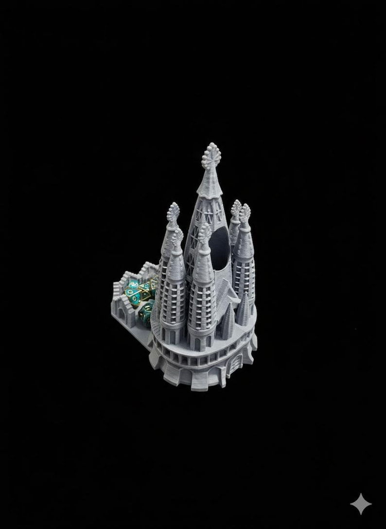 Medieval Cathedral Dice Tower | D&D Dice Tower | Tabletop RPG Dice ...